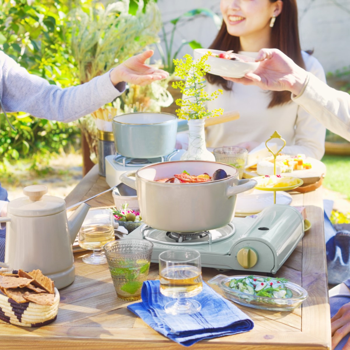 BRUNO ブルーノ カセットコンロスリム アイボリー – ABC Cooking MARKET